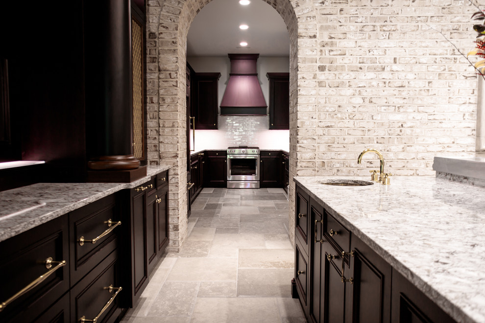 Cambria’s Bellingham Quartz Dramatic Kitchen - Home Bar - Raleigh - by ...