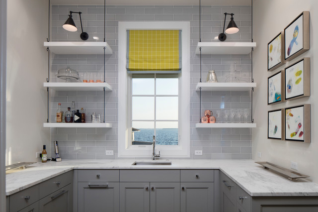 Cape Cod Waterfront - Transitional - Home Bar - Jacksonville - by ...