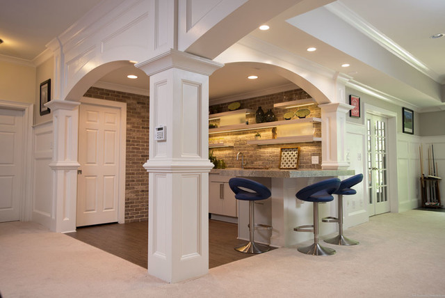 Carlton Basement Bar - Transitional - Home Bar - Atlanta - by Green ...