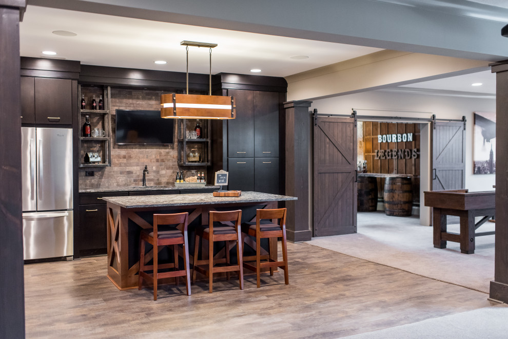 Chatham Model Home - Contemporary - Home Bar - Indianapolis - by ...