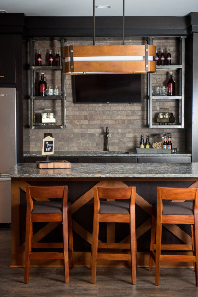 Chatham Model Home - Contemporary - Home Bar - Indianapolis - by ...