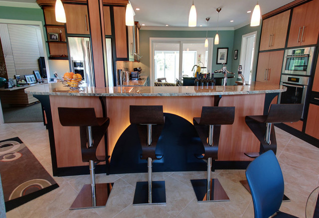 Classic Modern Kitchen - Modern - Home Bar - New York - by Suite ...