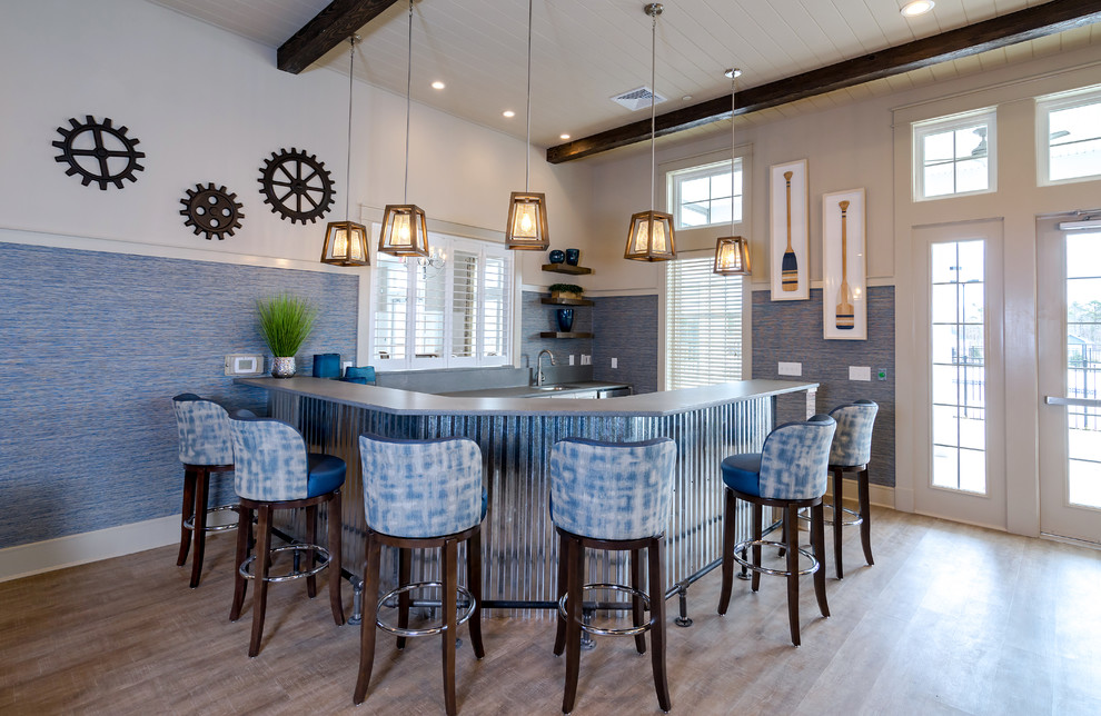 Clubhouse - Rustic - Home Bar - Philadelphia - by Deanna's Interior ...