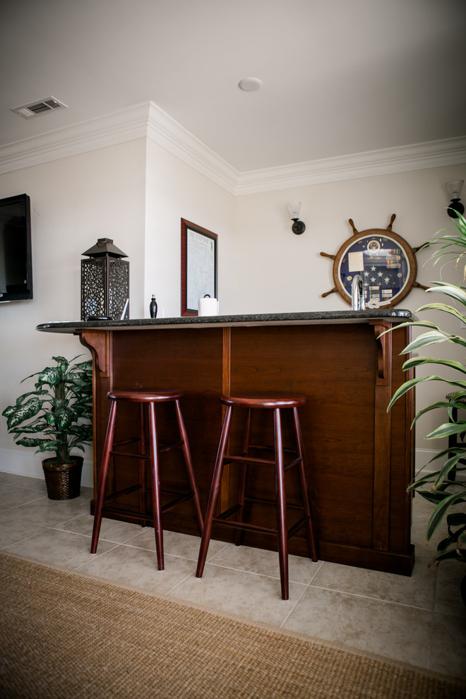 Coastal Inspired Waterfront Dream Home - Beach Style - Home Bar - Other ...