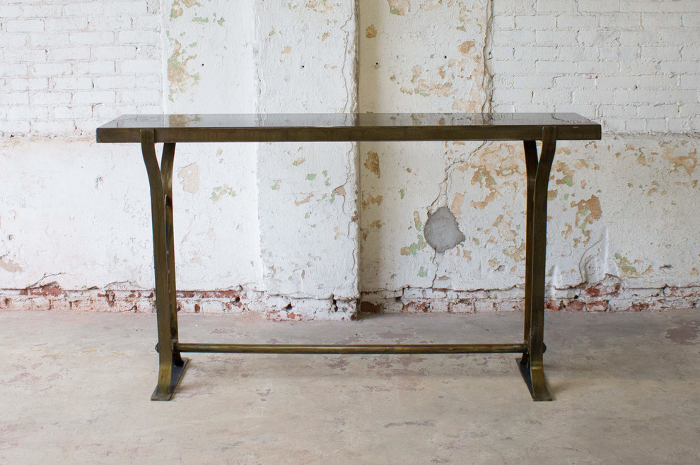 Cold Forged Metal Console - Industrial - Home Bar - Atlanta - by ...