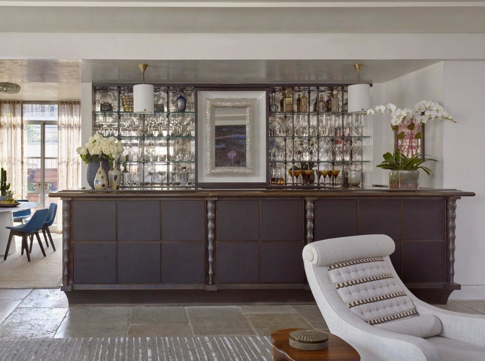 Comfort Meets Edgy | Home Bar - Contemporary - Home Bar - New York - by ...