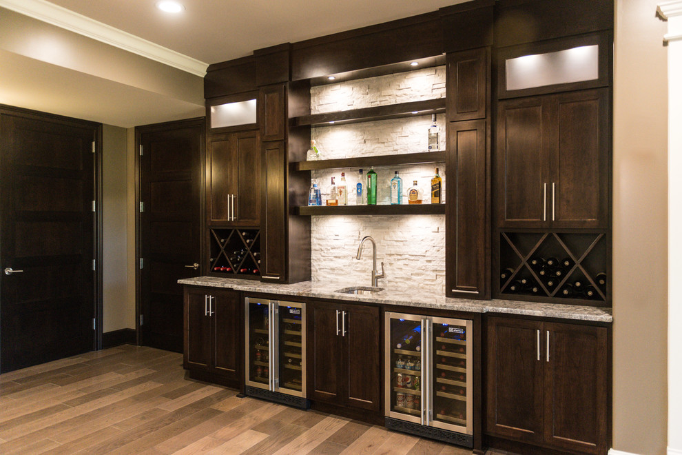 Contemporary Bar & Display - Contemporary - Home Bar - Chicago - by ...