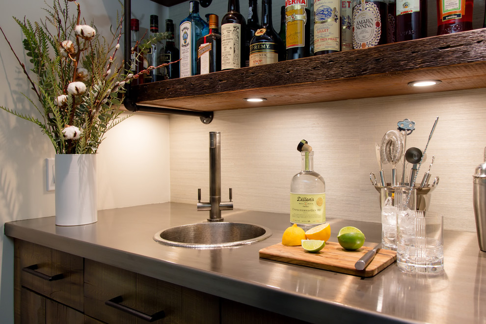 Contemporary Farmhouse Bathroom - Farmhouse - Home Bar - Toronto - by ...