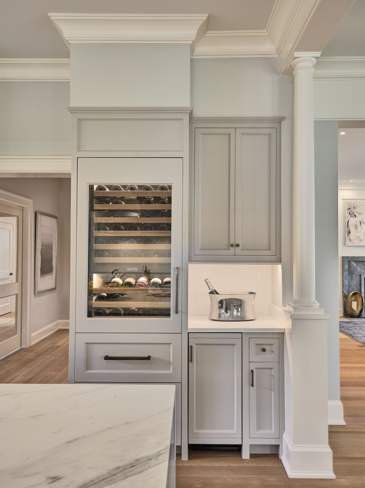 Contemporary Shingle Style - Transitional - Home Bar - New York - by ...