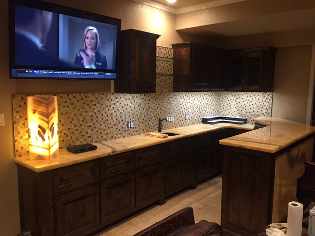 Custom Bar - Modern - Home Bar - Dallas - by Stone Ridge Group | Houzz AU