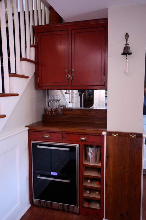 Custom Bar Unit - Traditional - Home Bar - New York - by Gil Mill ...