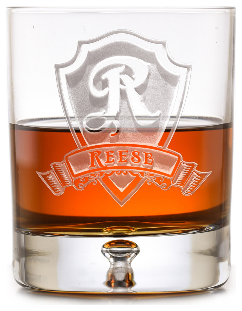 Custom Engraved Barware Glasses, Personalized Home Bar Glassware ...