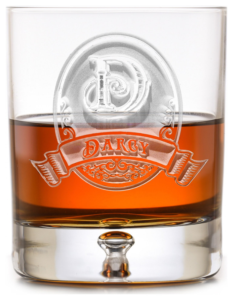Custom Engraved Barware Glasses, Personalized Home Bar Glassware ...