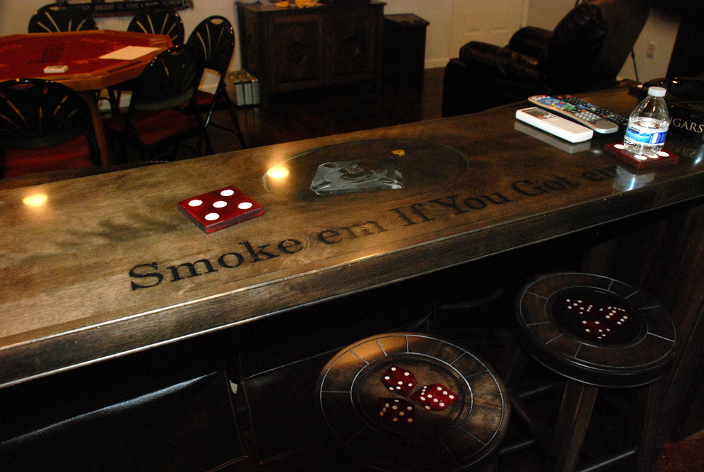 Custom Home bar and game room - Traditional - Home Bar - Seattle - by ...