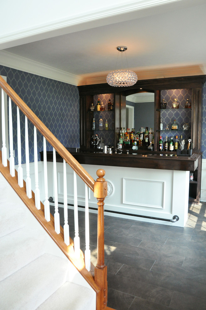 Custom Home Bar - Contemporary - Home Bar - New York - by UDN, Inc. | Houzz