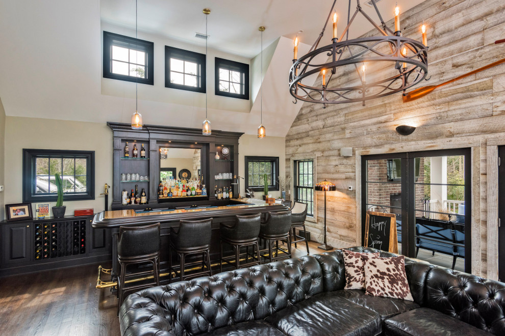 Custom Home Bar - Traditional - Home Bar - New York - by WL Kitchen ...
