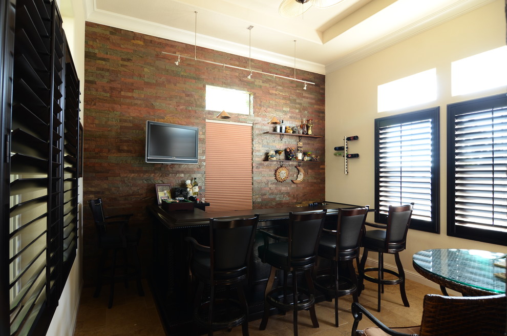 Custom Shutters - Modern - Home Bar - San Francisco - by JMK Shutters | Houzz