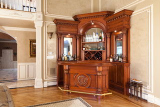 Custom Walk Up Bar - Home Bar - New York - by WL Kitchen & Home | Houzz