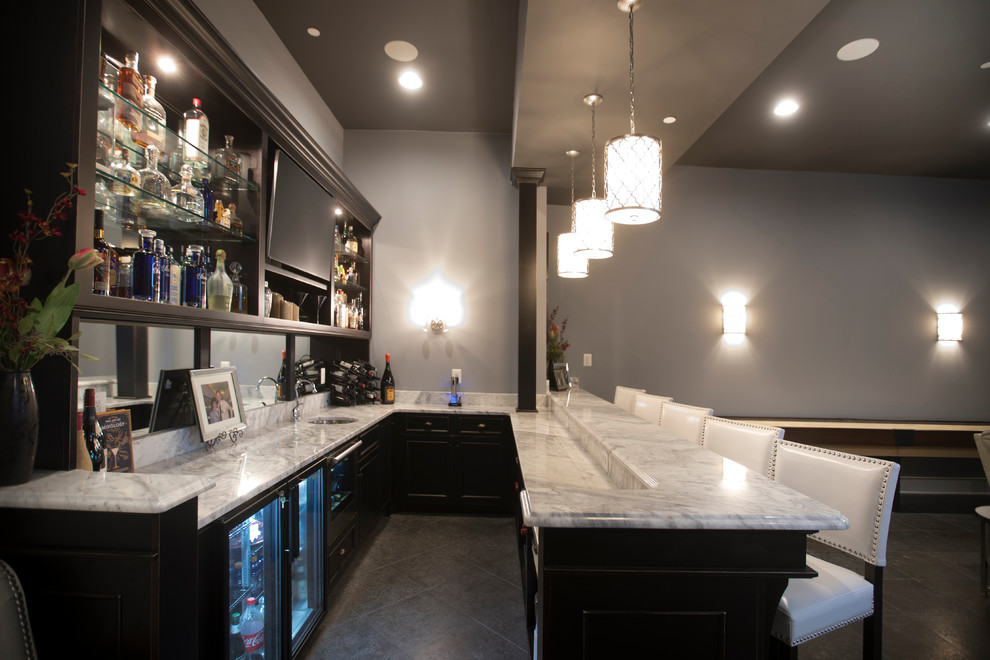 Custom Waterfront Home - Traditional - Home Bar - Baltimore - by ...