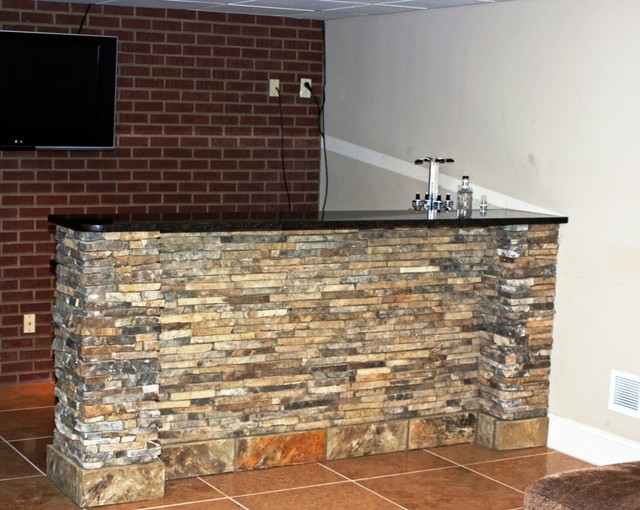 Stone Bar Front Home Bar Remodeling Services | Cherry Hill,