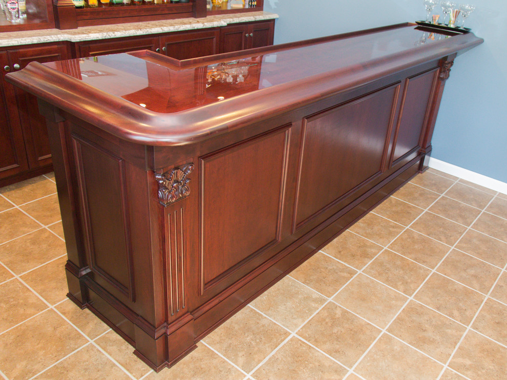 Darren's Cherry Bar - Traditional - Home Bar - New York - by Cadolino ...