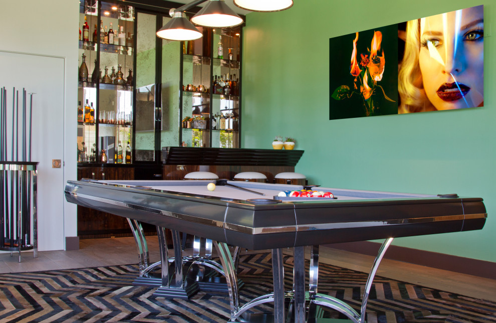 Deco Bar - Modern - Home Bar - Los Angeles - by SDL Design | Houzz UK