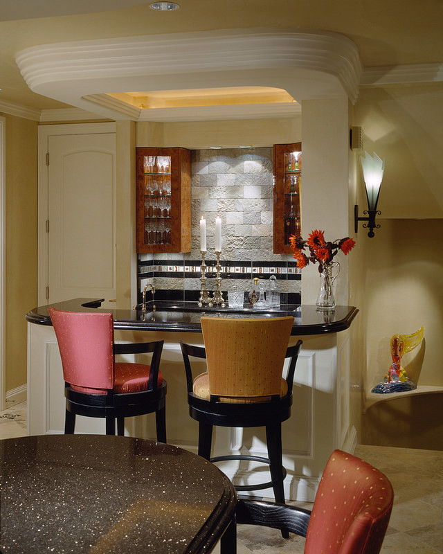 Deco Gem - Eclectic - Home Bar - Denver - by Harrison Browne Interior ...