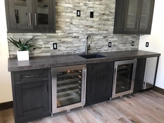 Dekton Wet Bar - Modern - Home Bar - Sacramento - by Counter Fit | Houzz UK