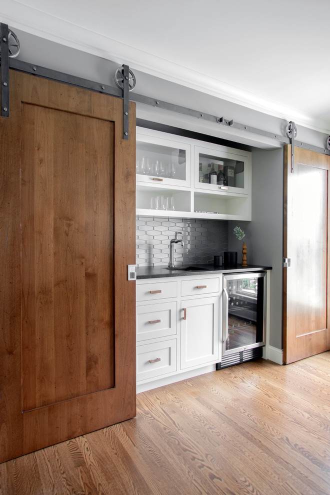 Eclectic Kitchen Remodel - Contemporary - Home Bar - Minneapolis - by ...