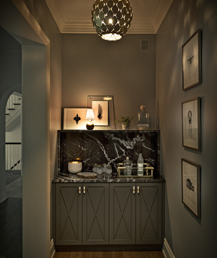 English Countryside Manor - Transitional - Home Bar - Detroit - by ...