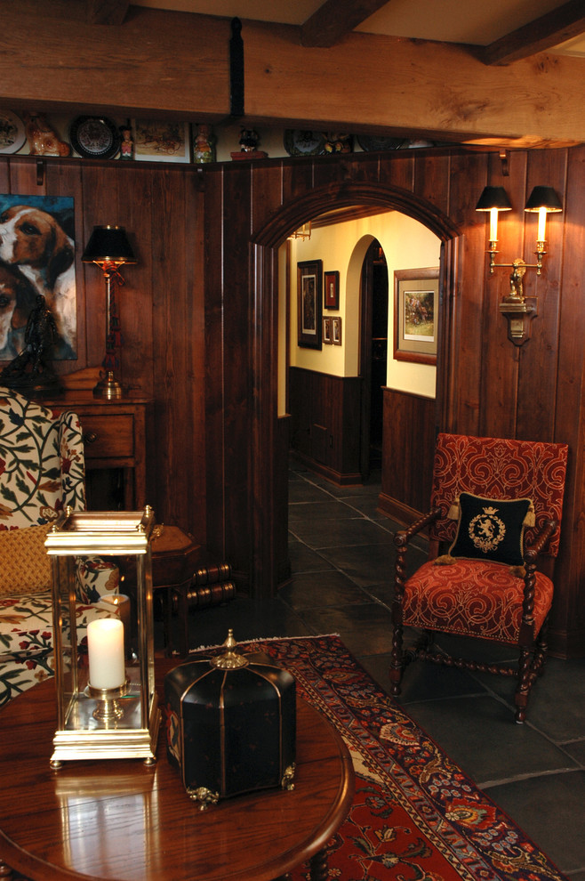 English-Style Basement Pub - Traditional - Home Bar - Cincinnati - by ...