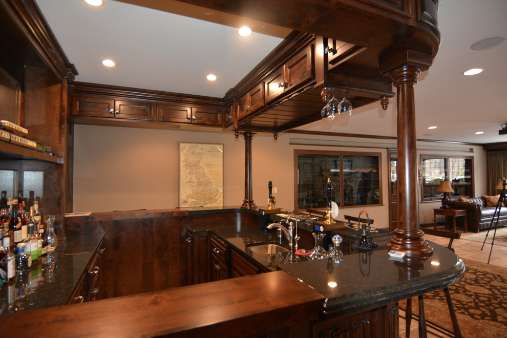 English-Style Pub - Traditional - Home Bar - Indianapolis - by Chateau ...