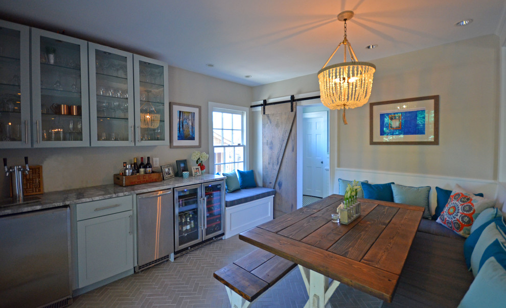 Evergreen Expanded Cape - Beach Style - Home Bar - DC Metro - by ...