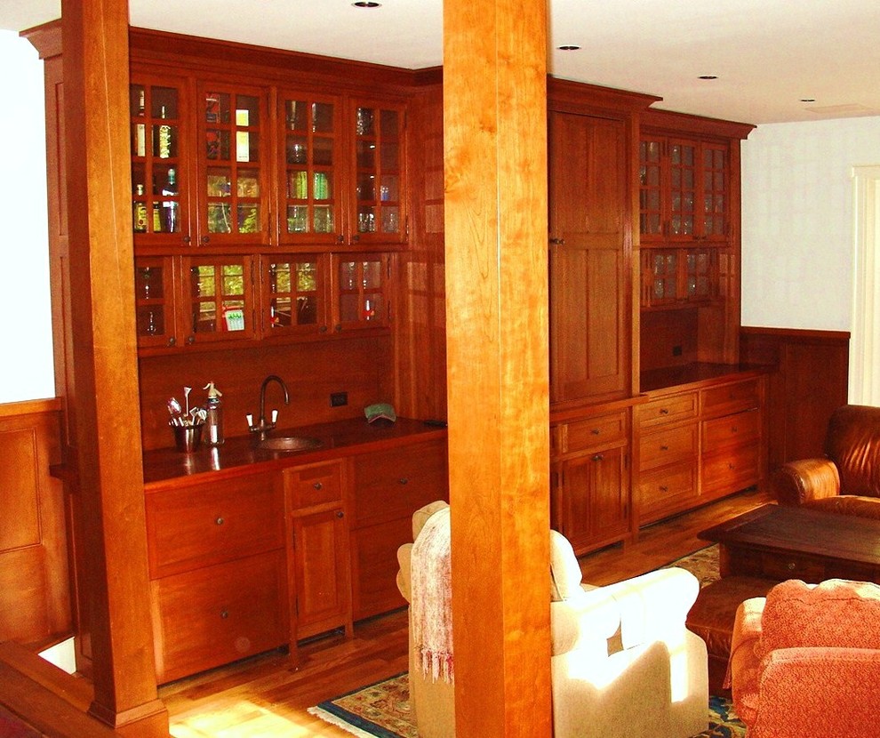 Finishing Details - Farmhouse - Home Bar - New York - by Green View ...