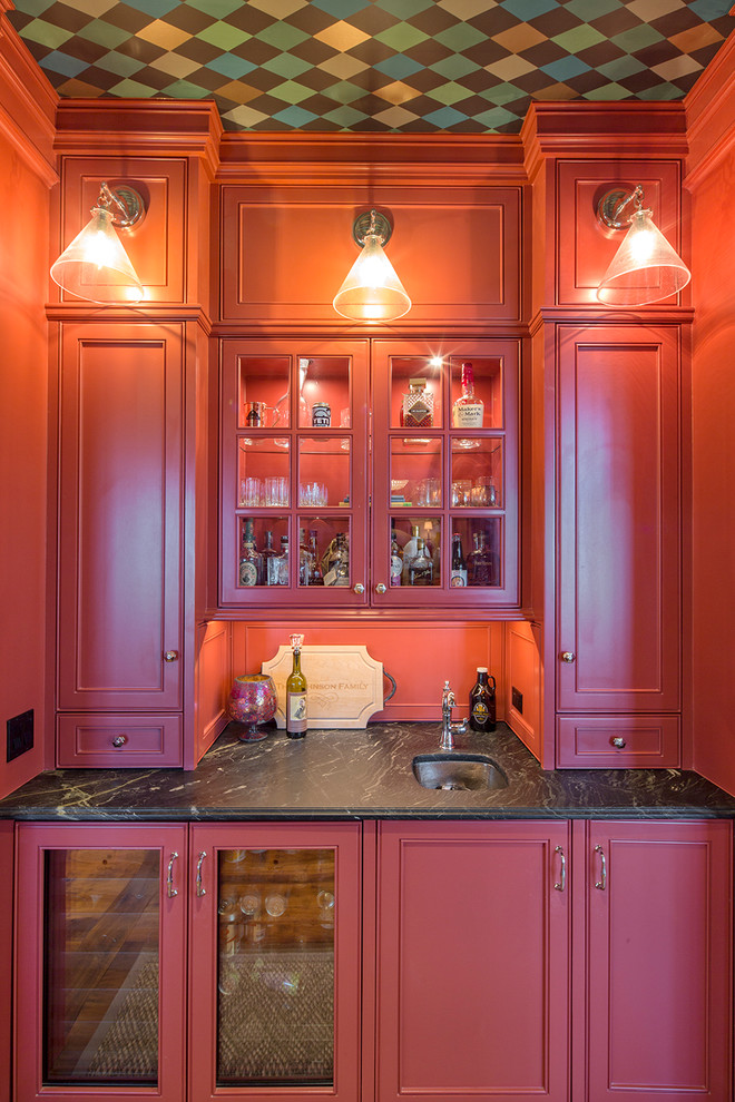 French Country Farmhouse - Farmhouse - Home Bar - Omaha - by Kurt ...