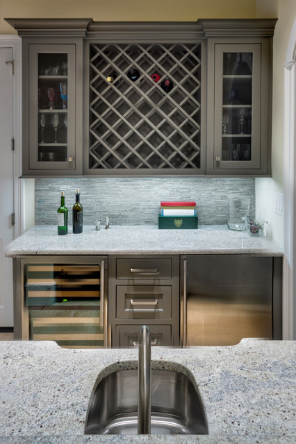 French Transitional - Home Bar - Houston - by Frankel Design Build ...