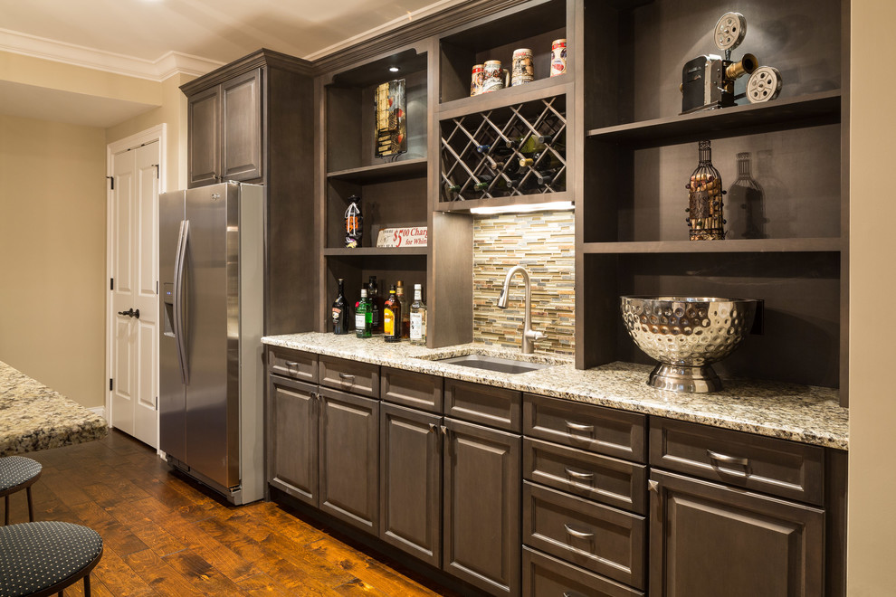 Graphite Basement Bar - Rustic - Home Bar - Cincinnati - by Western ...