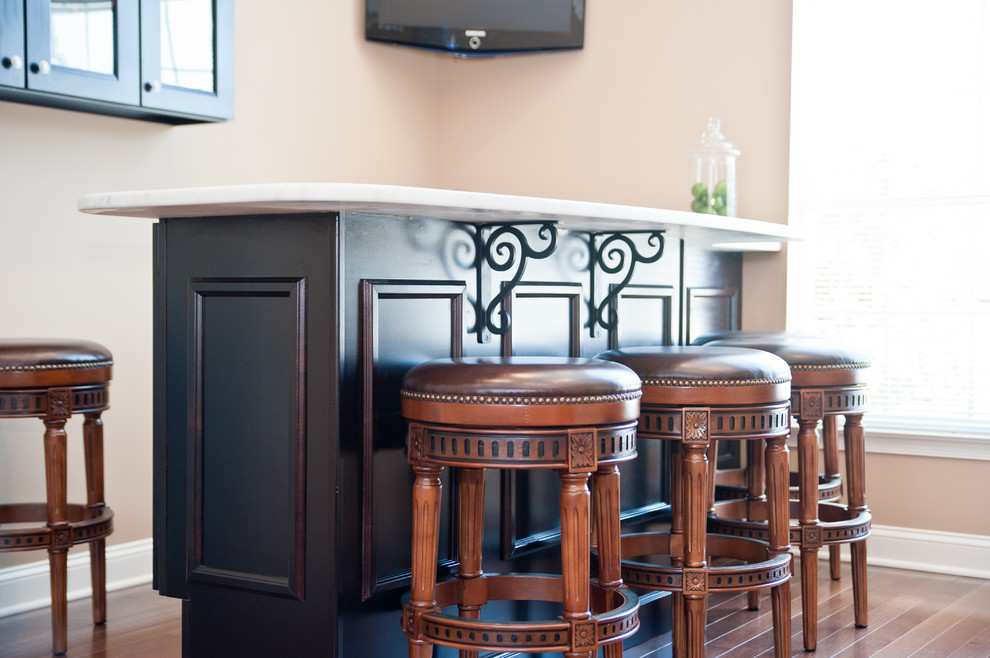 Great Room Transformation - Traditional - Home Bar - New York - by ...