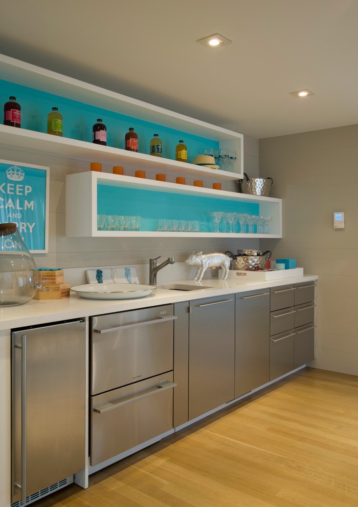Hamptons House - Beach Style - Home Bar - New York - by DHD ...