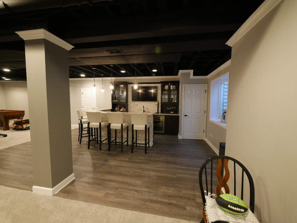 Hawthorn Woods, IL Project - Transitional - Home Bar - Chicago - by ...