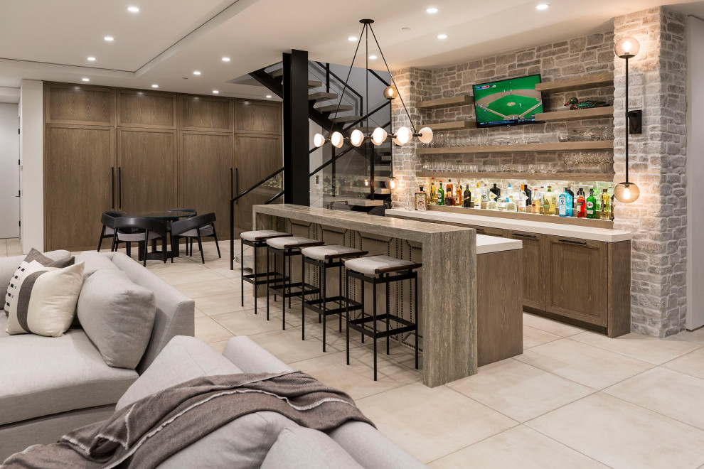 Home 9 - Modern - Home Bar - Boise - by Falke Photography - Arch and ...