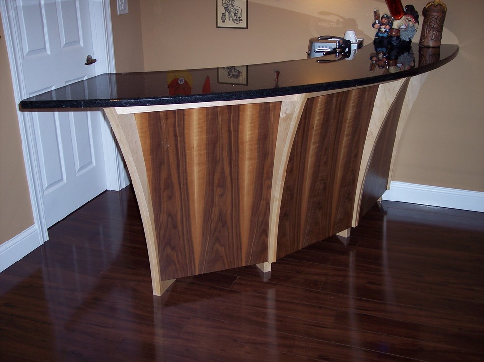 Home mini bar - Modern - Home Bar - Chicago - by UniMode Woodworking ...