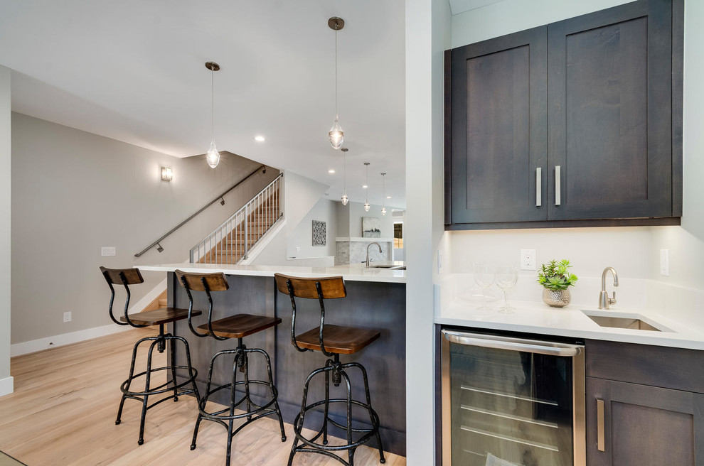 Humboldt Duplex - Transitional - Home Bar - Denver - by ...