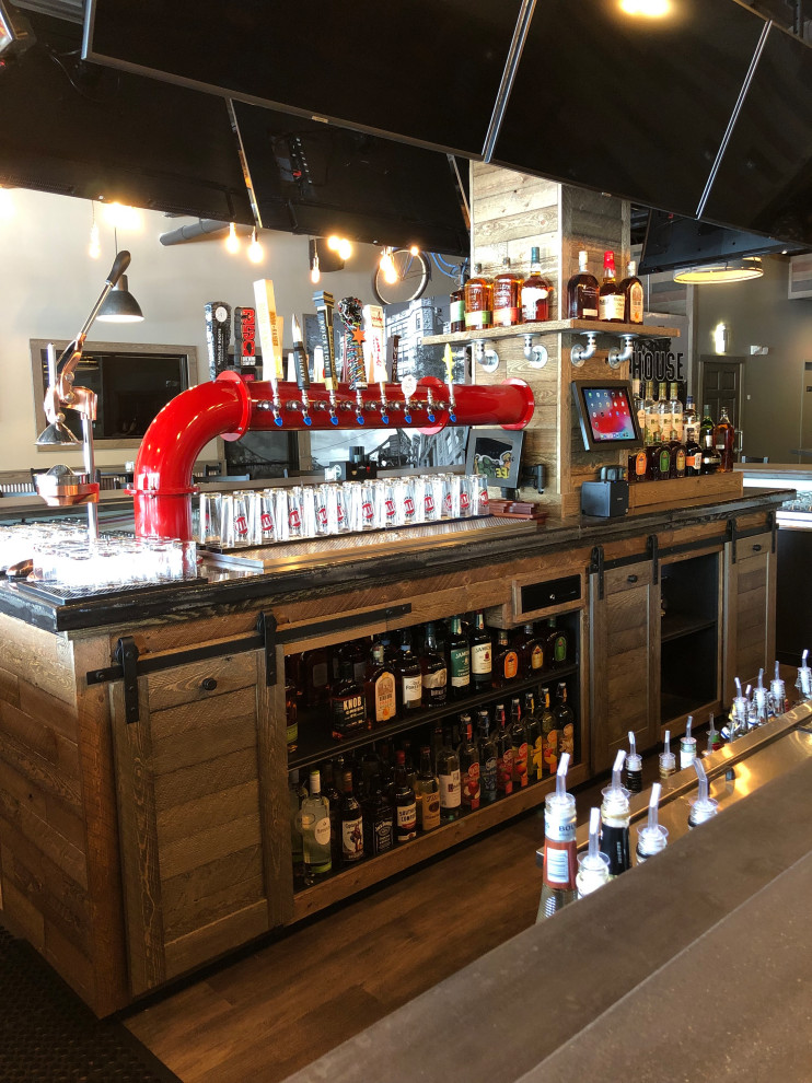 Industry Tap House - Industrial - Home Bar - Chicago - by Leslie ...