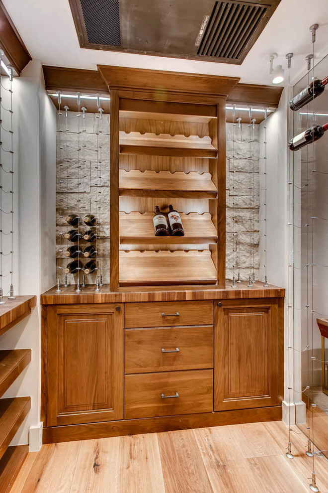 Inset - Clear Select Walnut - Home Bar - Denver - by The Artisan Shop ...