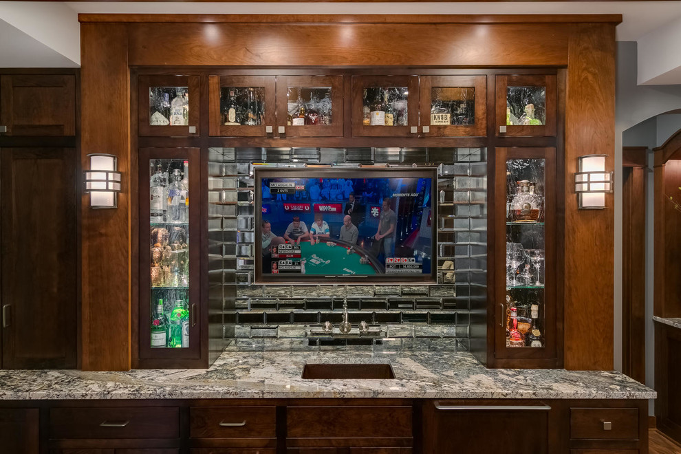Inver Grove Heights Basement - Traditional - Home Bar - Minneapolis ...