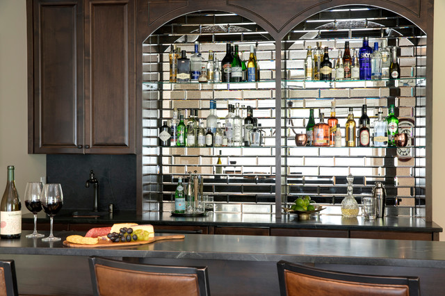 Irishman | Che Bella Interiors - Transitional - Home Bar - Minneapolis ...