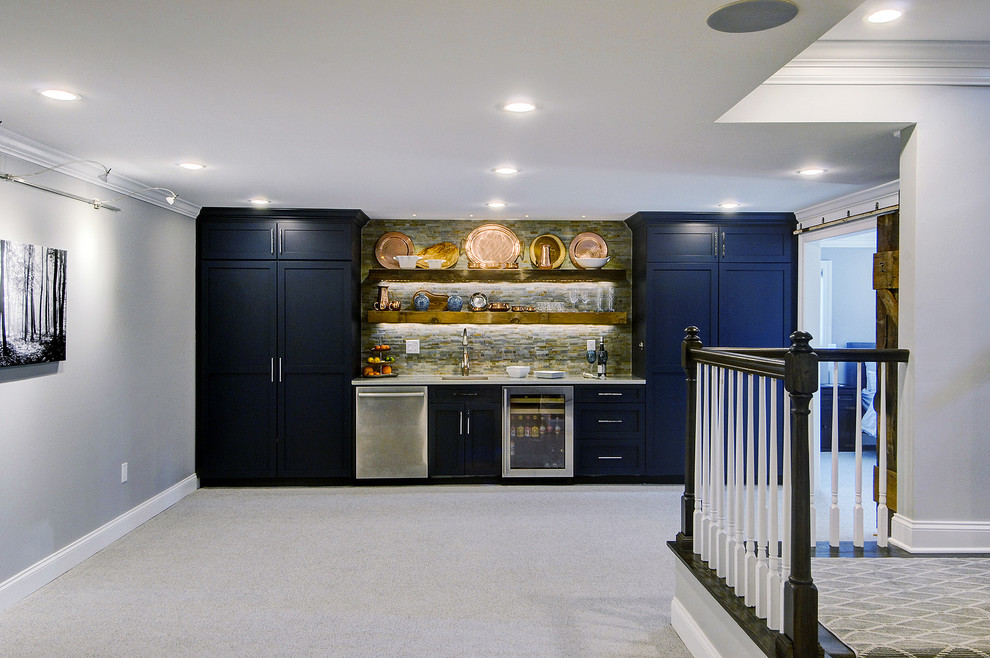 Kitchenette/Bar - Transitional - Home Bar - Philadelphia - by Kathleen ...