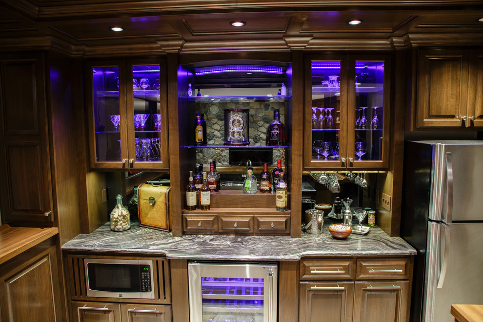 Lake Home Basement Remodel - Transitional - Home Bar - Minneapolis - by ...