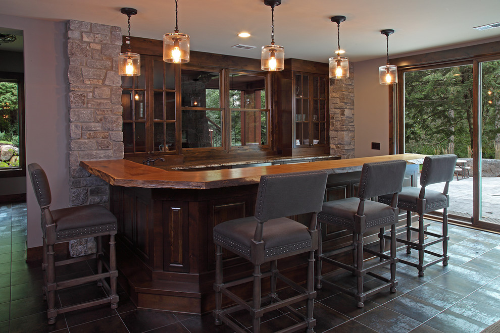 Lake home - Home Bar - Minneapolis - by James McNeal Architecture and ...